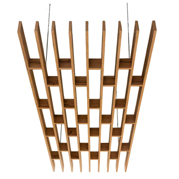 Panou lamele suspendat modular tavan/perete H-250 cm L-96 cm G-10 cm s ...