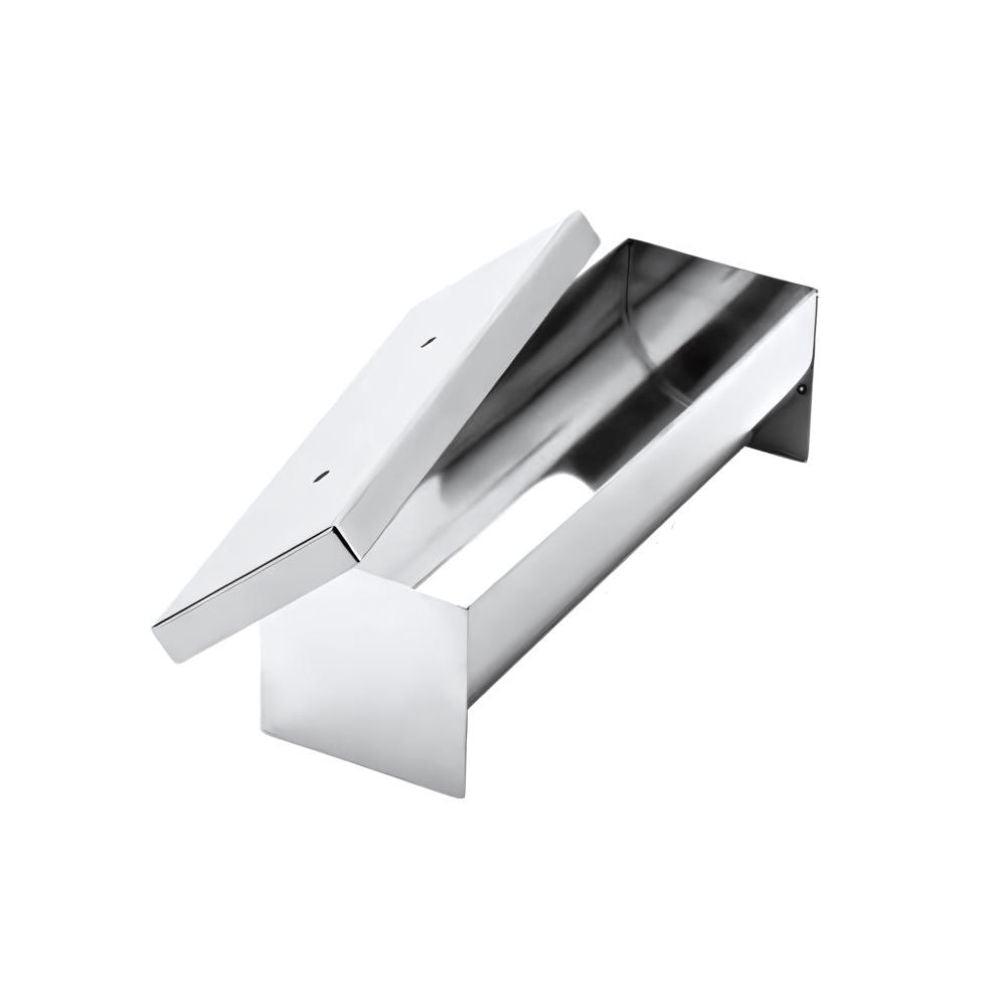 Forma terina inox cu capac, 50x10xH9 cm, fund rotund, 3.5 L – eurogastro.ro