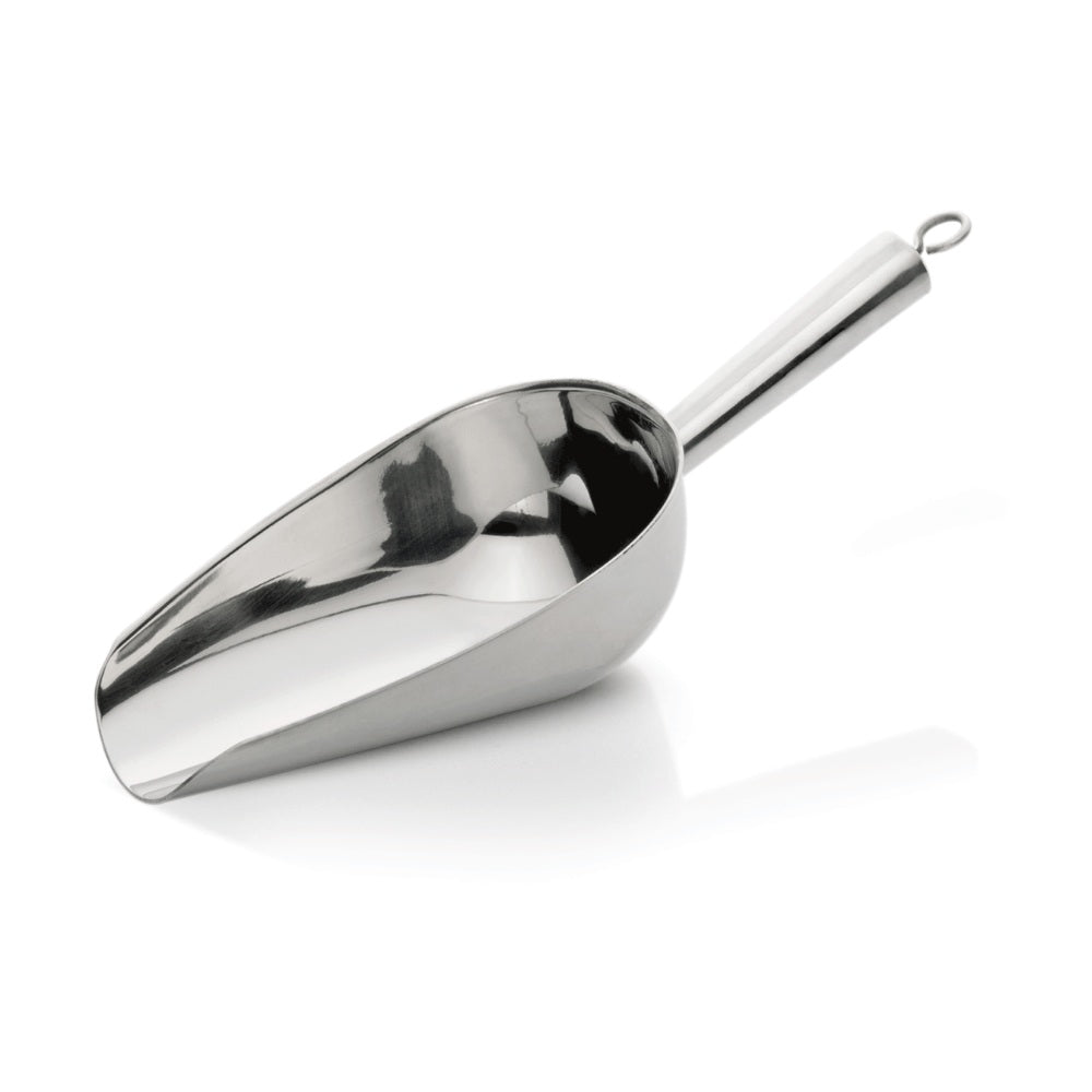 Scafa inox cu maner 180 ml, dimensiuni cupa 12 x 6.5 cm, finisaj lucio ...